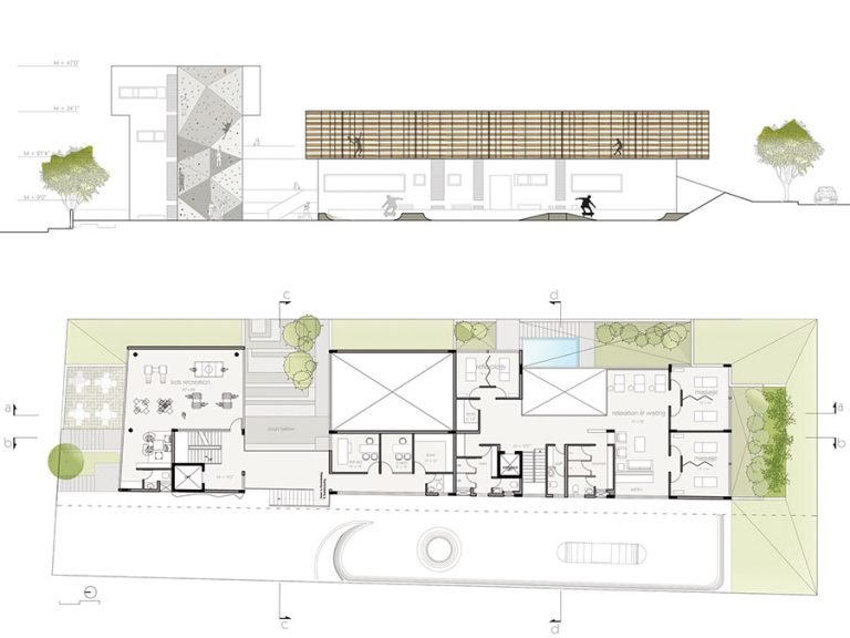 Sports Club Design | Institutional Architecture | Naturally Contoured
